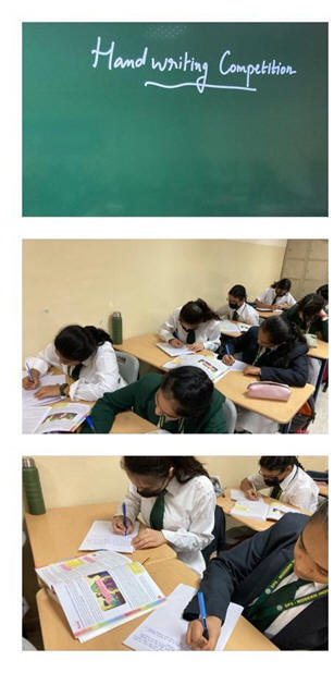 CLass VI-VIII-handwriting competition-2023