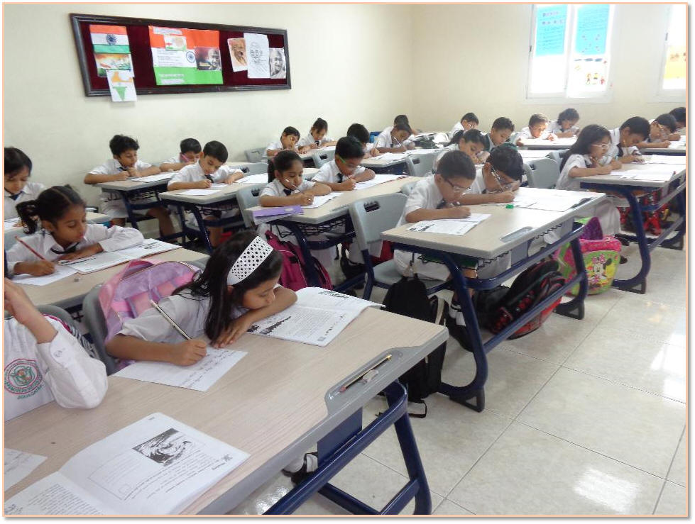 Class II - English Calligraphy Competition Handwriting 2013-2014