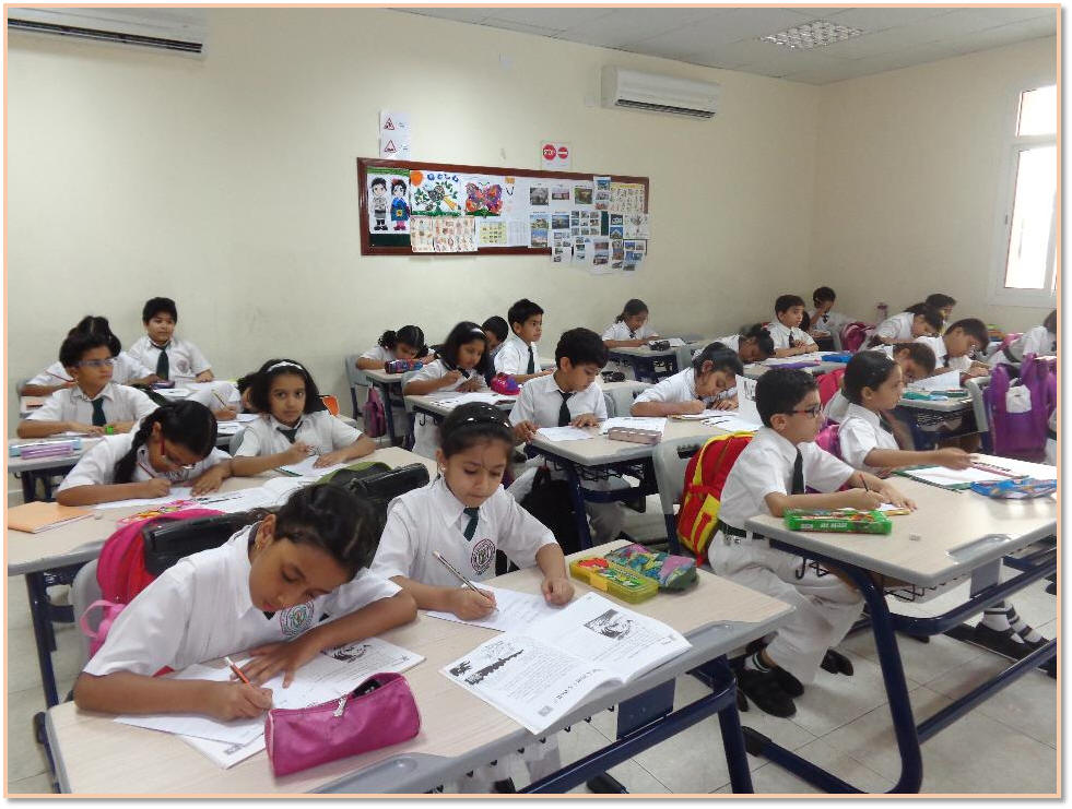 Class II - English Calligraphy Competition Handwriting 2013-2014
