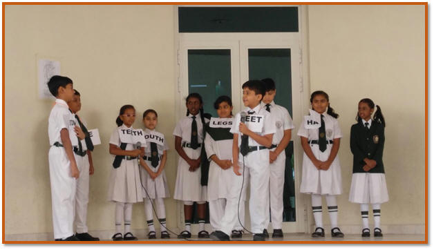 THE ASSEMBLY OF CLASS 5C WAS HELD ON 18/4/18.